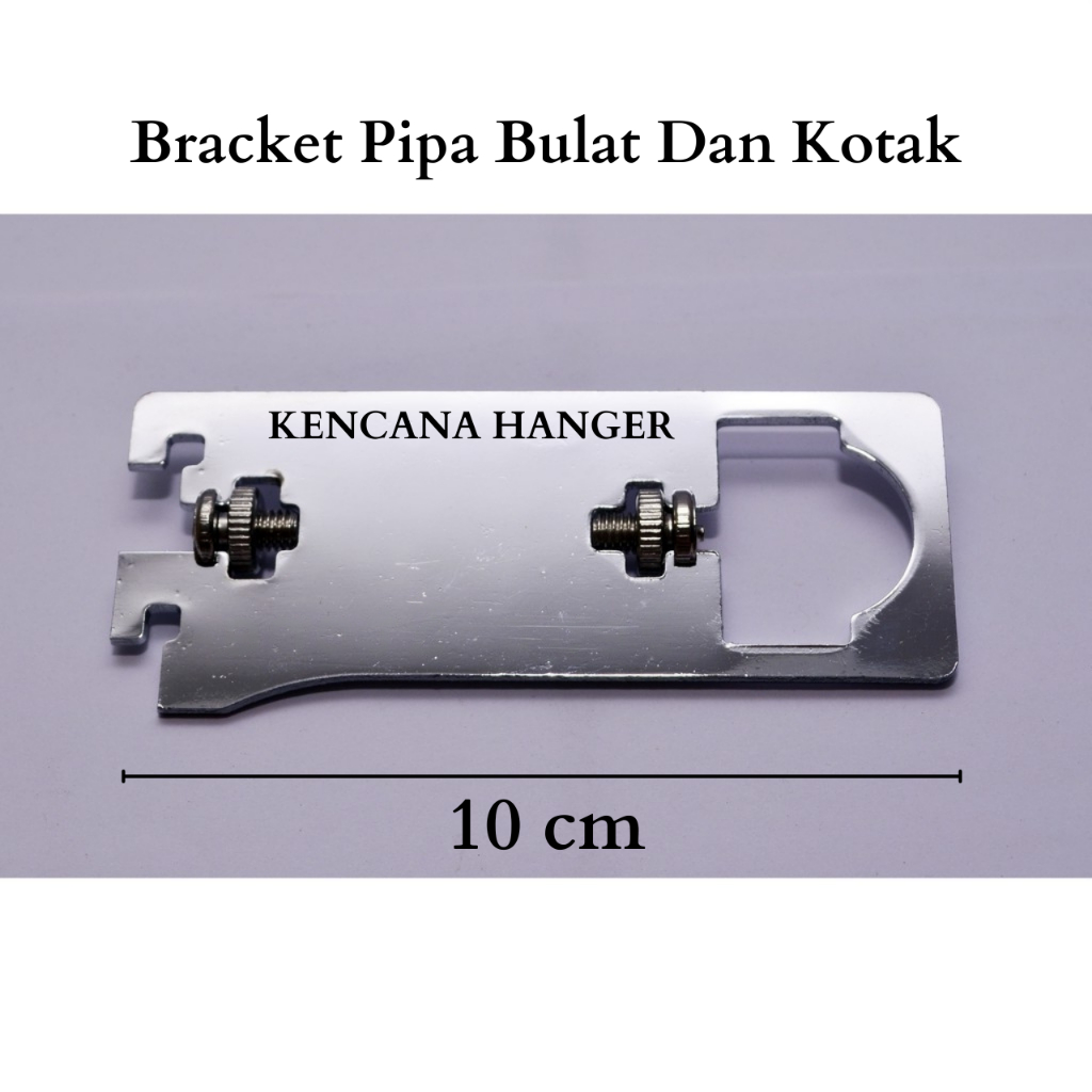 Jual Bracket Pipa Multifungsi 10 cm Stainless Steel Daun Braket H10 - G10 Dudukan pipa kotak ...