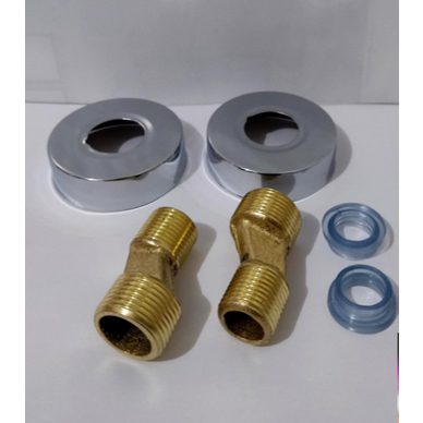 Jual Double Nepel Kran Shower Panas dingin Mixer Nepel Z 1 Set ...