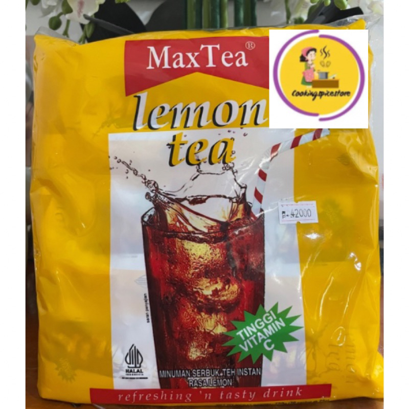 Jual Max Tea Lemon Tea isi 30 sachet @25g | Shopee Indonesia
