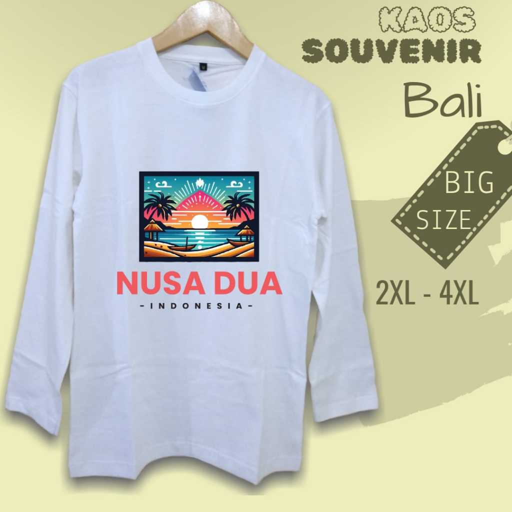 Jual Kaos LP JUMBO Oleh-oleh Bali Series 2 Destinasi Wisata Populer ...