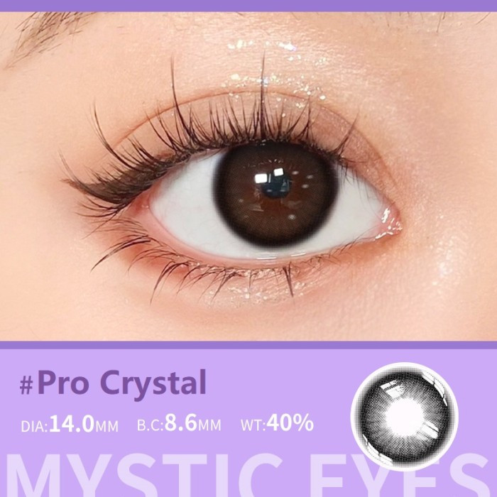 Jual Mysticeyes Softlens Colored Contact Lenses PRO Crystal - Mystic ...