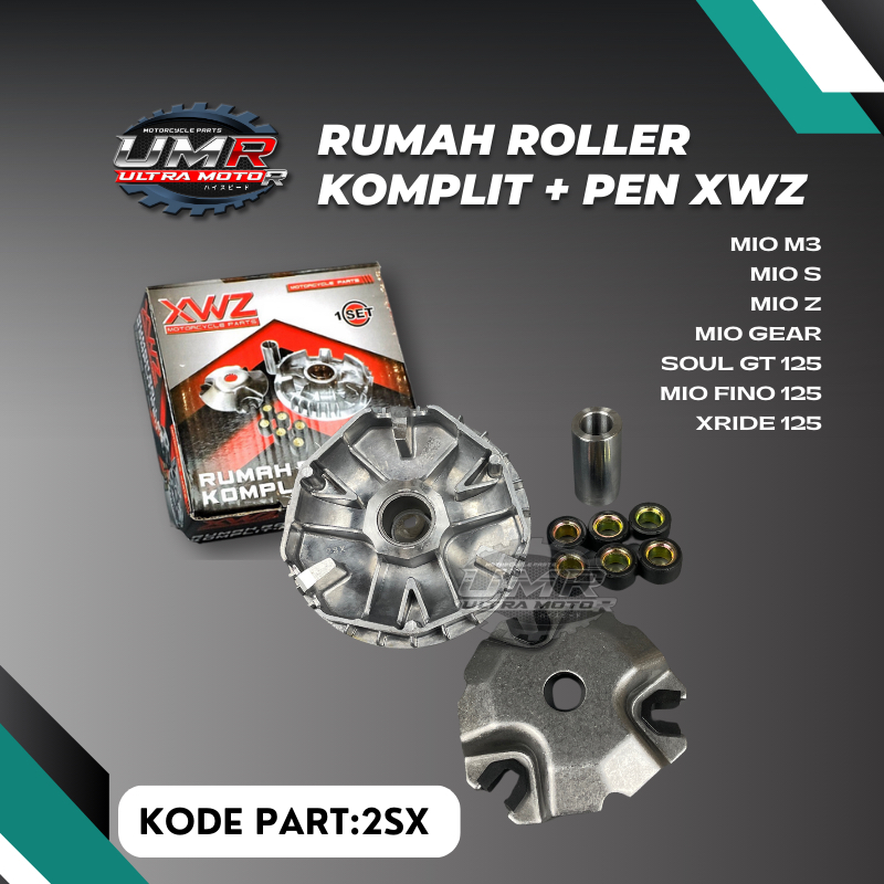 Jual RUMAH ROLLER ASSY SET MIO M3 S Z SOUL GT 125 MIO FINO GEAR 125 ...
