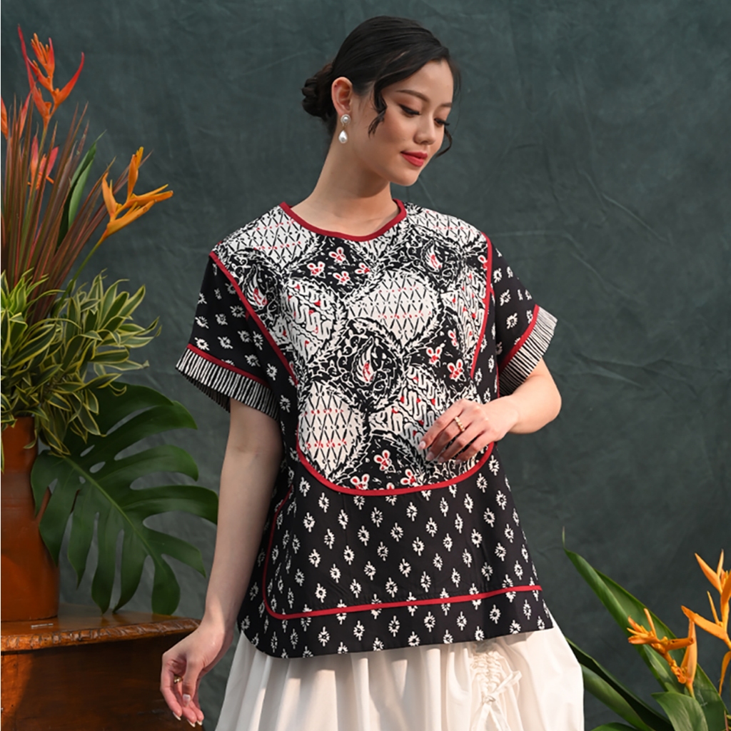 Jual NONA RARA - Lekker Garut T2961, Baju kerja blouse batik wanita ...