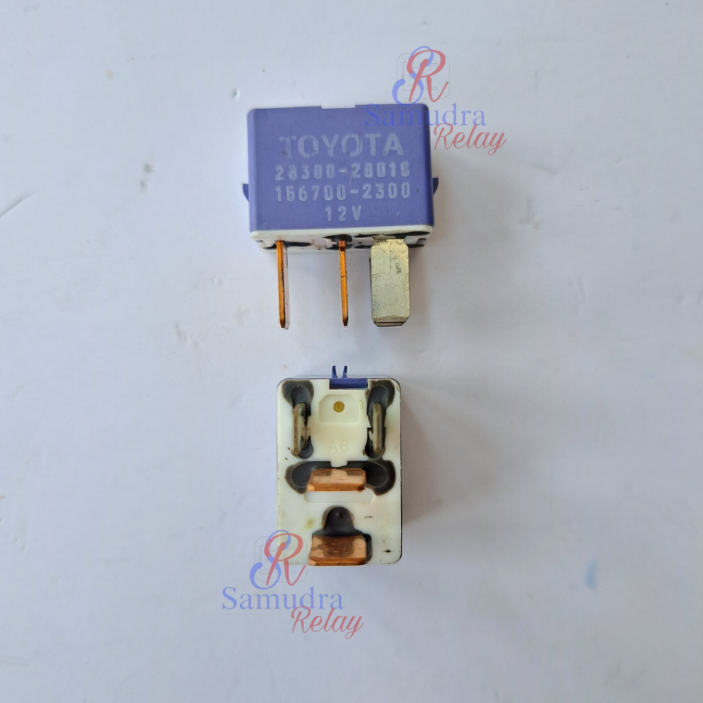 Jual Relay Ungu Kaki 4 Denso 12V TOYOTA 28300-28010 156700-2300 (Ori ...