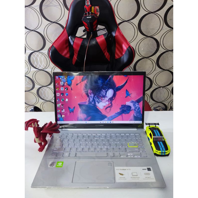 Jual Asus Vivobook X421FQY Core i5/10 Ram 8/512gb Ssd Dual VGA Nvidia Siap Pakai Fitur Lengkap ...