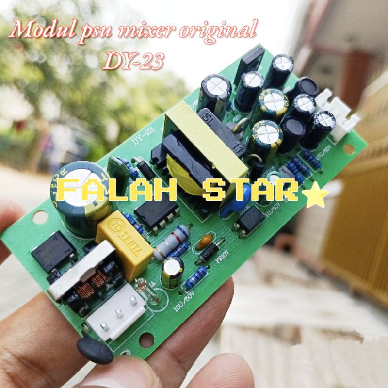 Jual modul psu mixer wisdom 8 chanel huper psu mixer DY-23 +48v -15v ...
