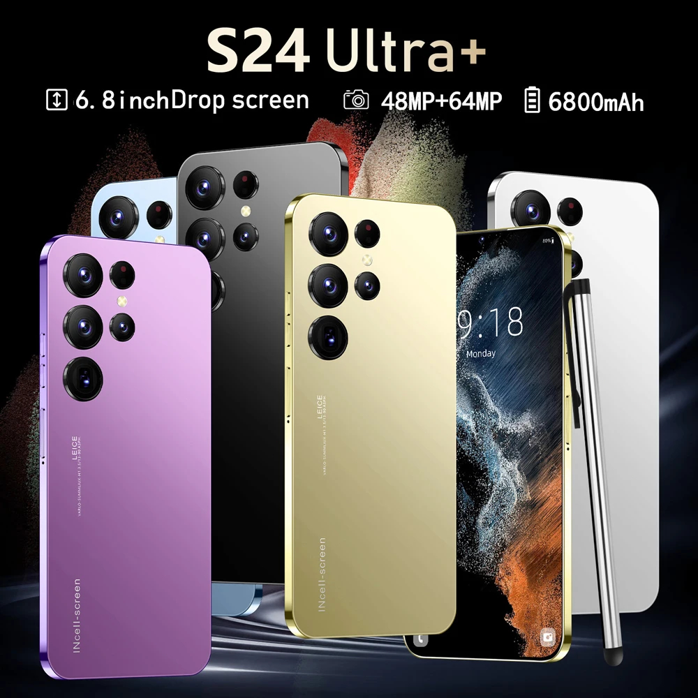 Jual Smartphone S24 Ultra 5G 6.8" Cell Phone 2024 Android 4GB+128gb ...