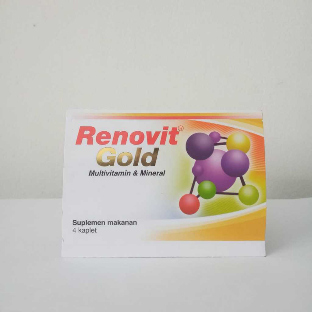 Jual Renovit Gold 4 Tablet | Shopee Indonesia