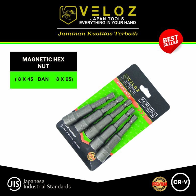 Jual Magnetic Hex Nut - Mata Bor Baut Roofing 8 x 65 mm | Shopee Indonesia