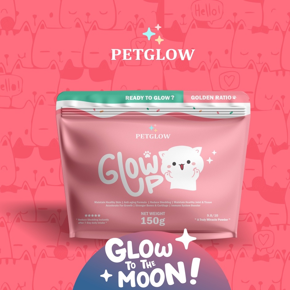 Jual KODE I24F Glow Up by Petglow with Korean Collagen 15gr Biotin Zinc Vitamin Kolagen Kucing ...