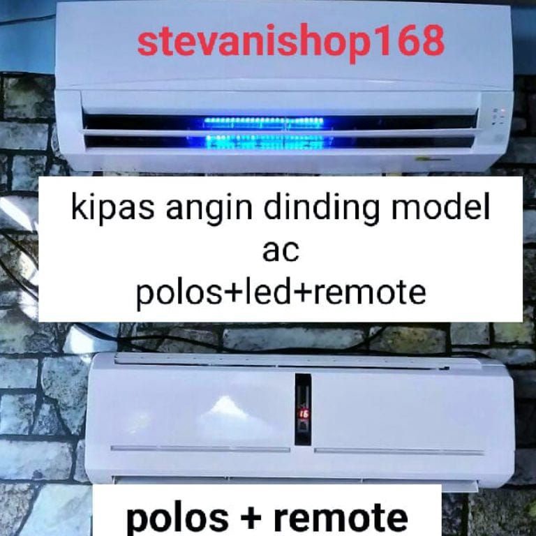 Jual KODE K84L kipas angin model AC polos remote lampu LED 15pk2pk25pk3pk FREE ICE GEL mesin ...
