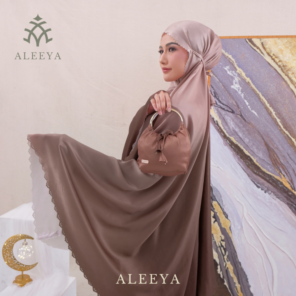 Jual HELLOALEEYA - Mukena Dewasa 2in1 Santorini Shimer Nafeesa Series ...