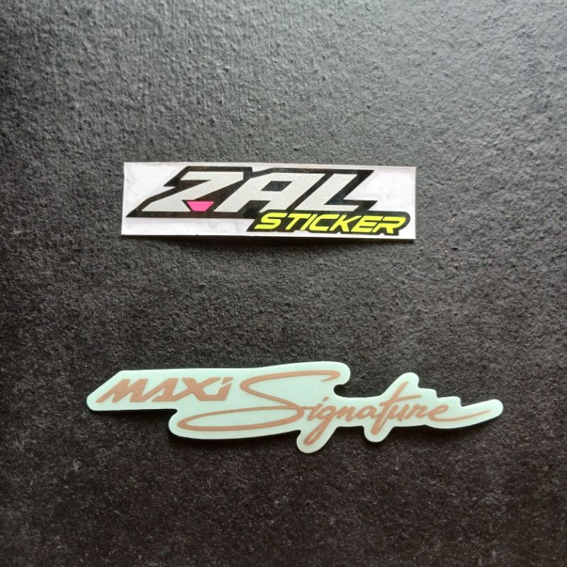 Jual sticker MAXI SIGNATURE sticker NMAX, XMAX, LEXI | Shopee Indonesia