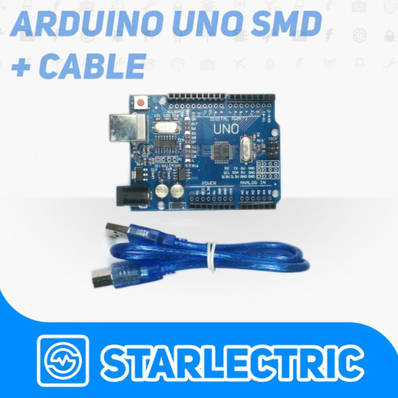 Jual KODE H85I Uno R3 Arduino Uno Complatible Atmega328p CH34 dengan ...