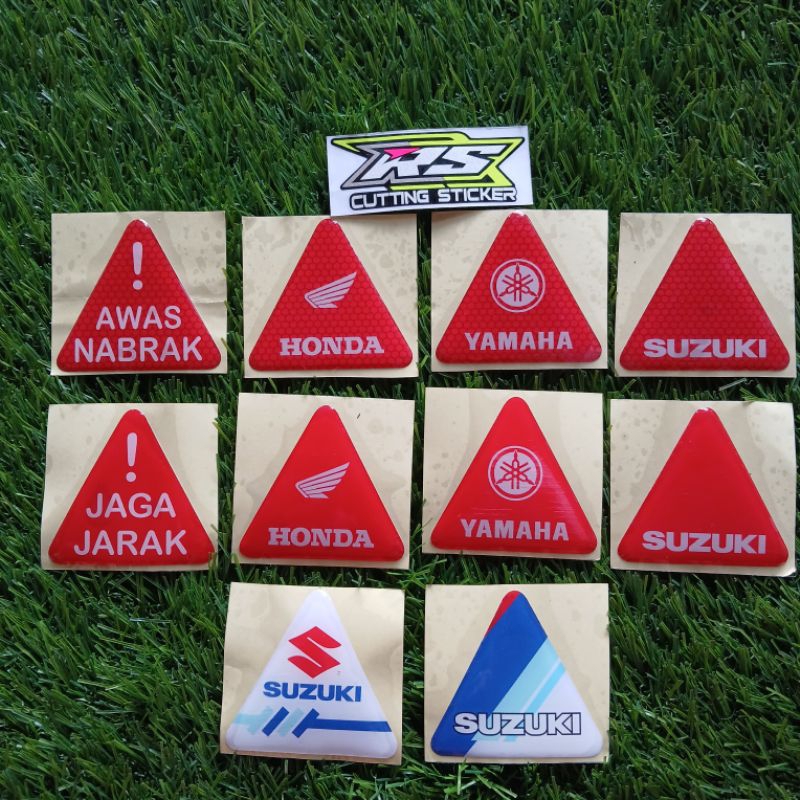 Jual sticker segitiga SUZUKI JAGA JARAK emblem spskbor | Shopee Indonesia