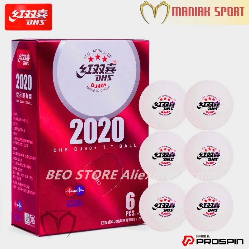 Jual BOLA PINGPONG BOLA TENIS MEJA ISI 6pcs DHS DJ40+ BUSSAN SERIES WORLD TOUR | Shopee Indonesia