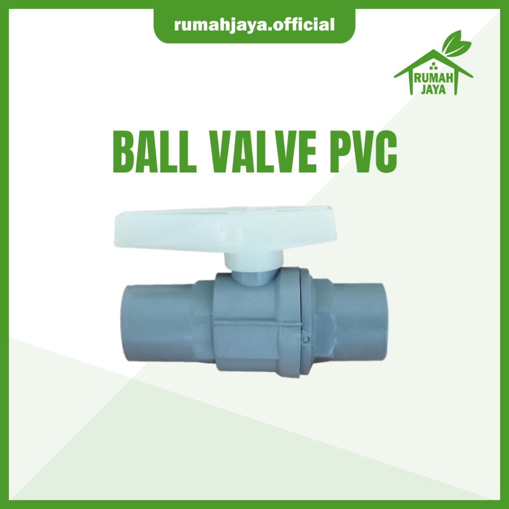 Jual RJO - Ball Valve PVC Ukuran 1/2" 3/4" 1" Inch / Stop Kran Jarum New HPP- | Shopee Indonesia