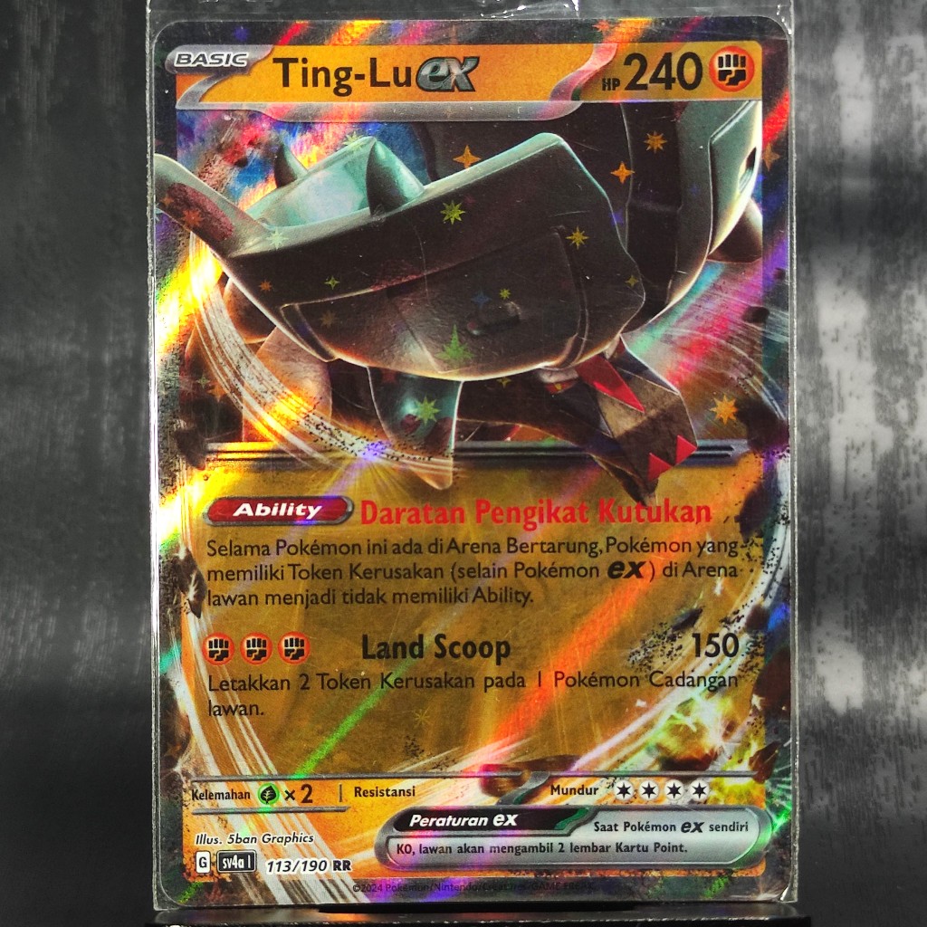 Jual Ting-Lu EX RR Pokemon No #1003 Gen9 - PETARUNG - sv4a RegG KARTU ...