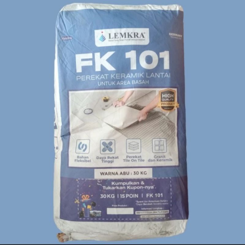 Jual Lemkra FK 101 Pelekat Keramik Lantai 30kg | Shopee Indonesia