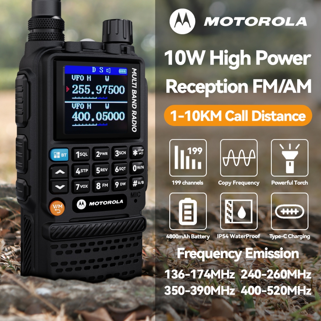 Jual HT Motorola GP360 Walkie talkie two way radio jarak jauh 20KM Daya ...