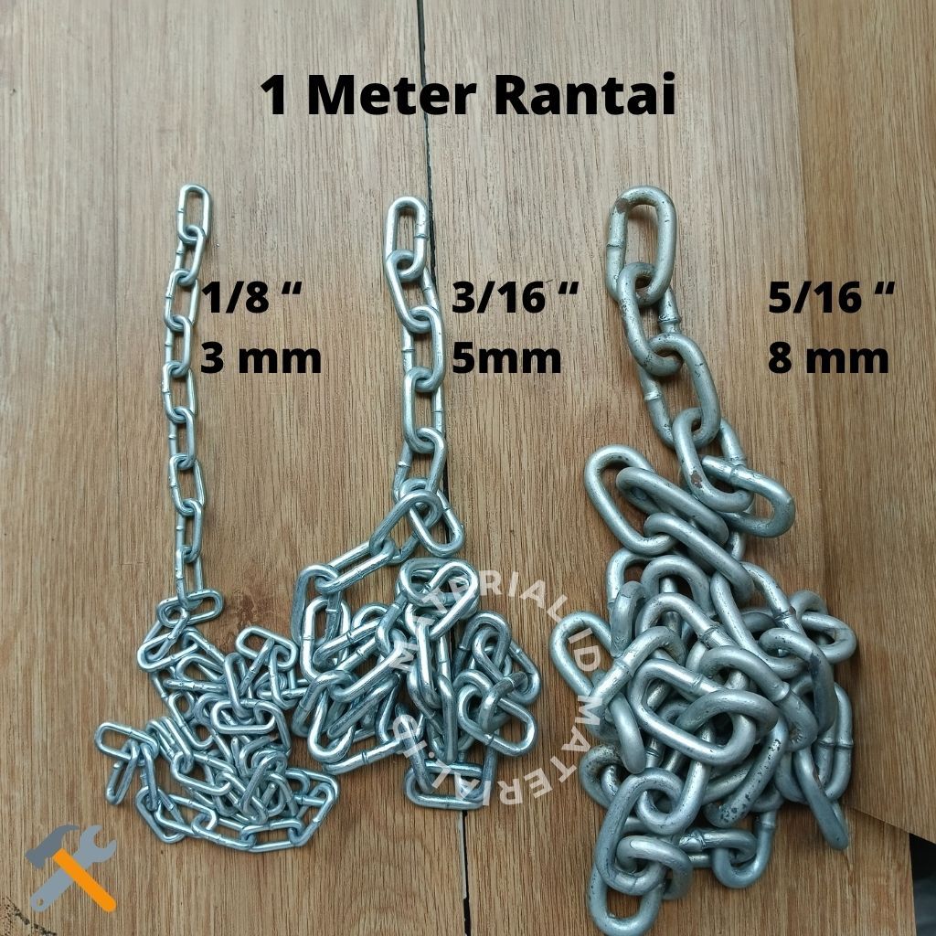 Jual Rantai Besi Galvanis Tabung Gas Rumah Kapal Pagar Pagar Gudang ...
