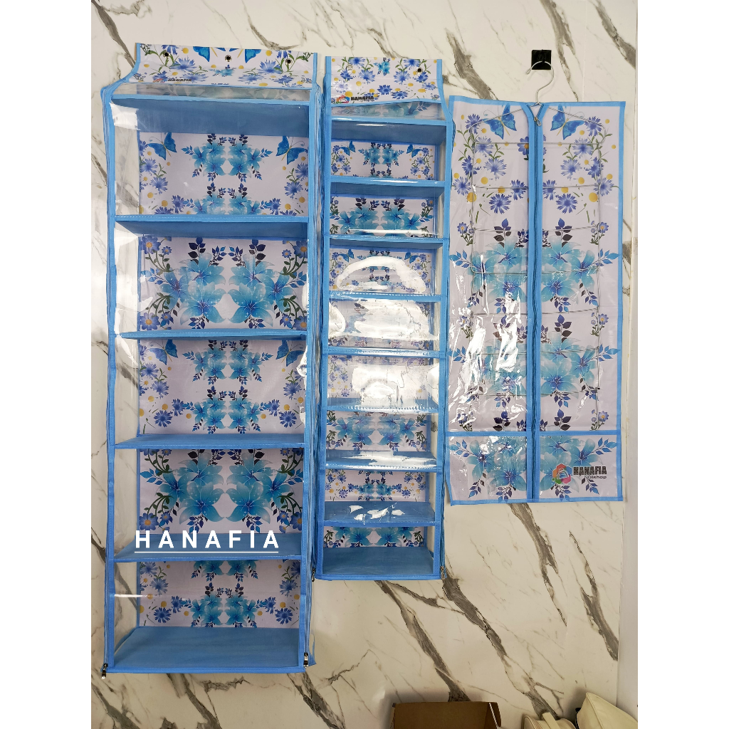Jual HANAFIA PAKET HEMAT 3IN1 RAK SET BUNGA / 4IN1 MOTIF BUNGA PREMIUM ...