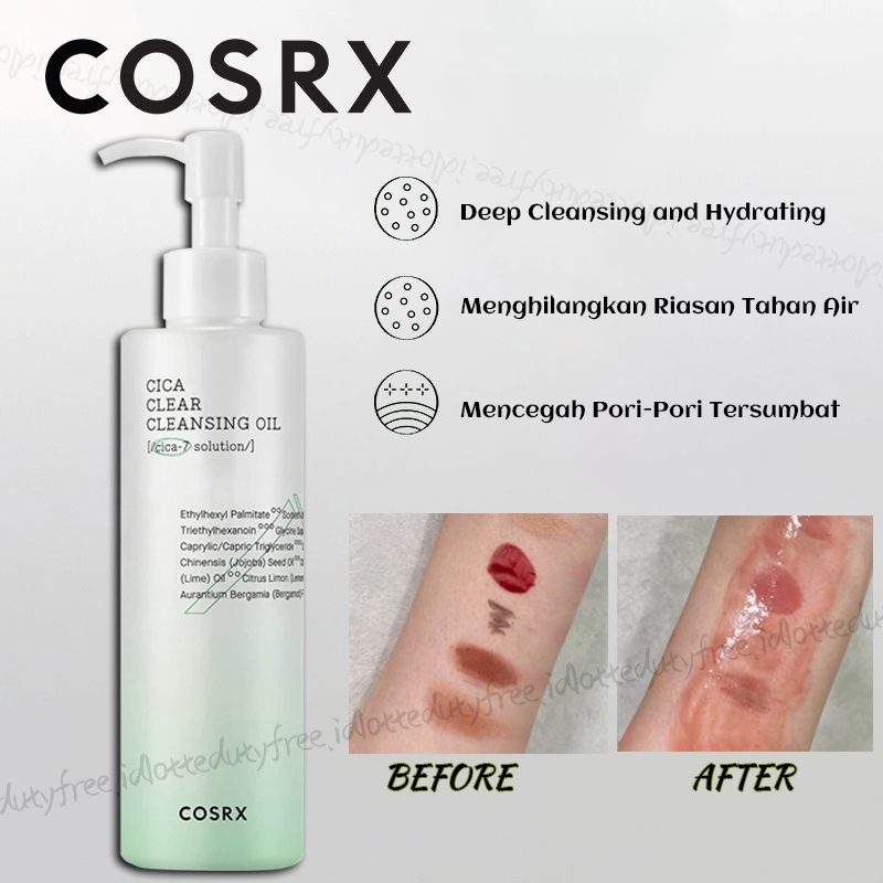 Jual COSRX Pure Fit CICA Clear Cleansing Oil COSRX Gentle Makeup Remover 200ml | Shopee Indonesia