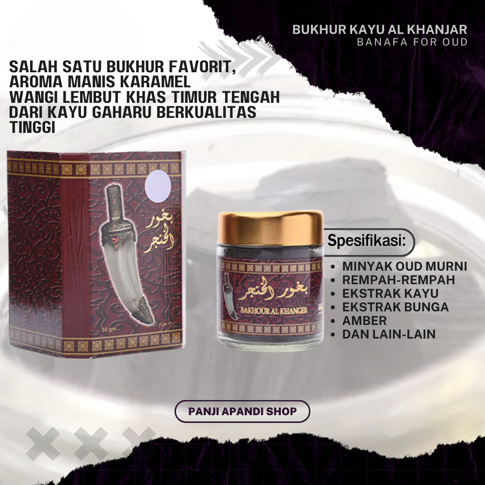Jual Bukhur Buhur Kayu Al Khankjar Alkhanjar By Banafa For Oud ...