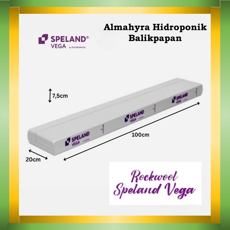 Jual Rockwool Speland Import 1 Slab, Ukuran 100 cm x 20 cm x 7.5 cm ...