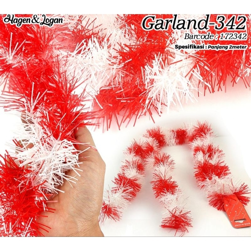Jual GARLAND HIASAN RUMBAI MERAH PUTIH 17 AGUSTUS HUT RI MERDEKA ...