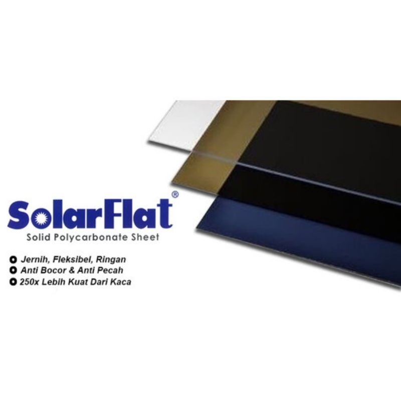 Jual solarflat 1.2mm - atap solartuff kekinian / solarlite / solite ...