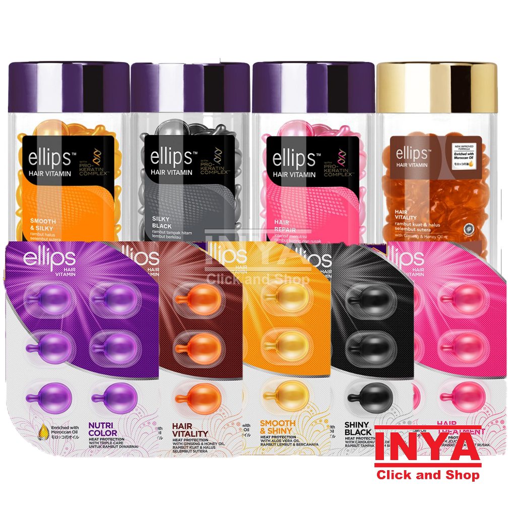 Jual Vitamin Rambut Ellips Hair Treatment - Hair Vitamin | Shopee Indonesia