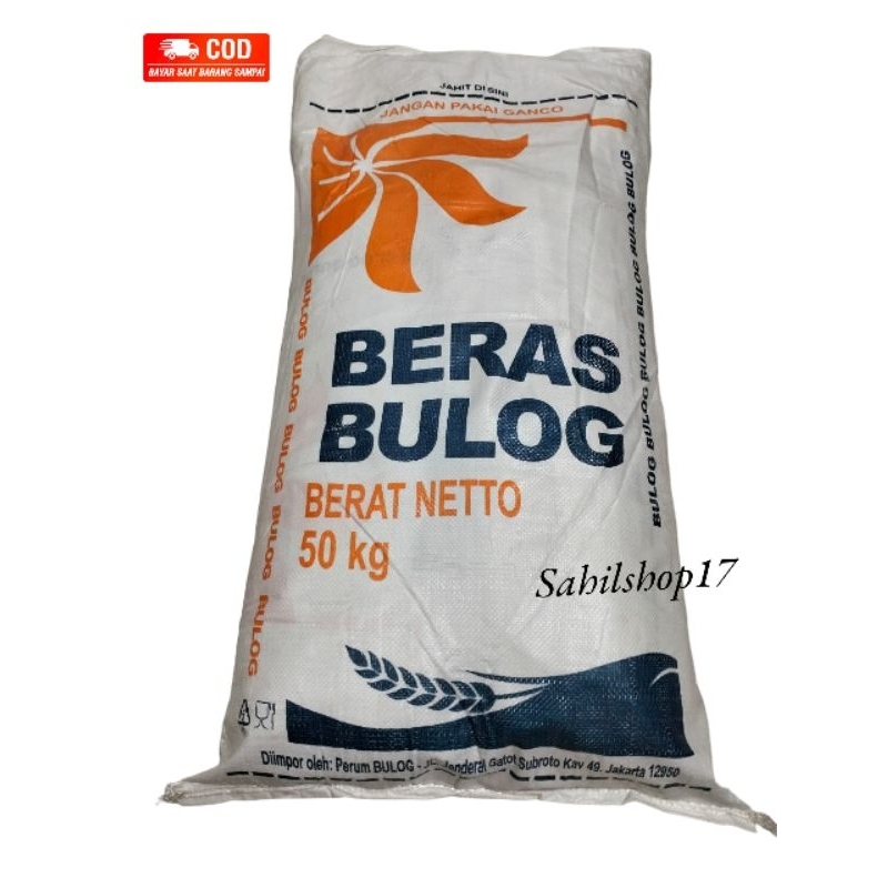 Jual Karung plastik beras Bulog 50 kg bekas isi 25 pcs Karung plastik ...