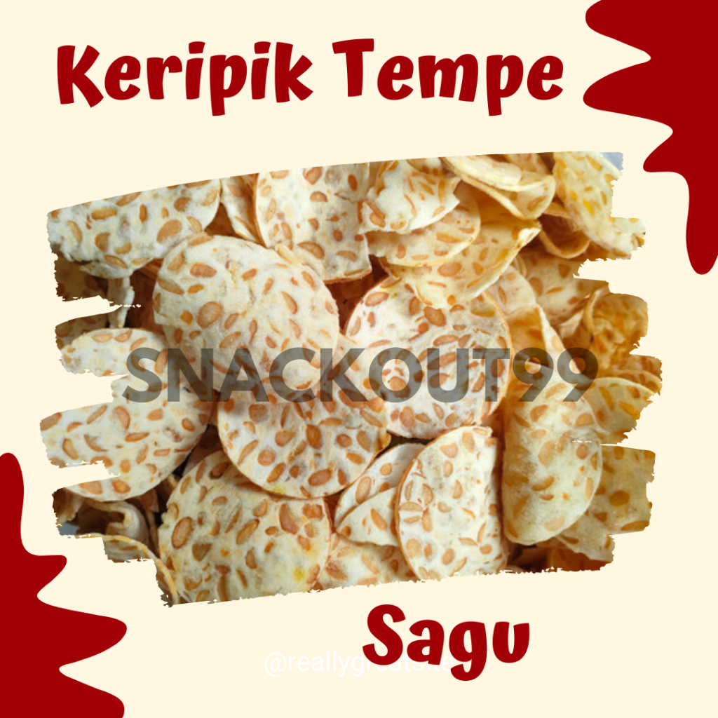 Jual Keripik Tempe Sagu Bulat 1 kg Termurah Terenak | Shopee Indonesia