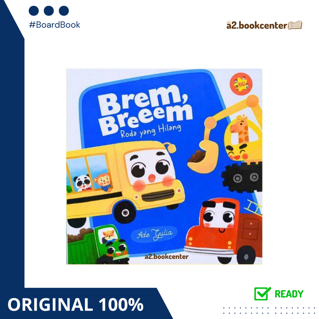 Jual [ABC] READY Buku Cerita BoardBook Brem Breeem, Roda Yang Hilang ...