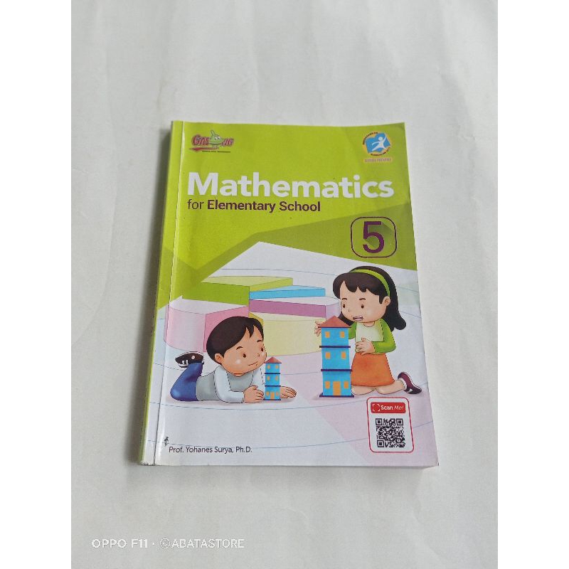 Jual BUKU MATHEMATICS FOR ELEMENTARY SCHOOL 5 PROF YOHANES SURYA PH D ...