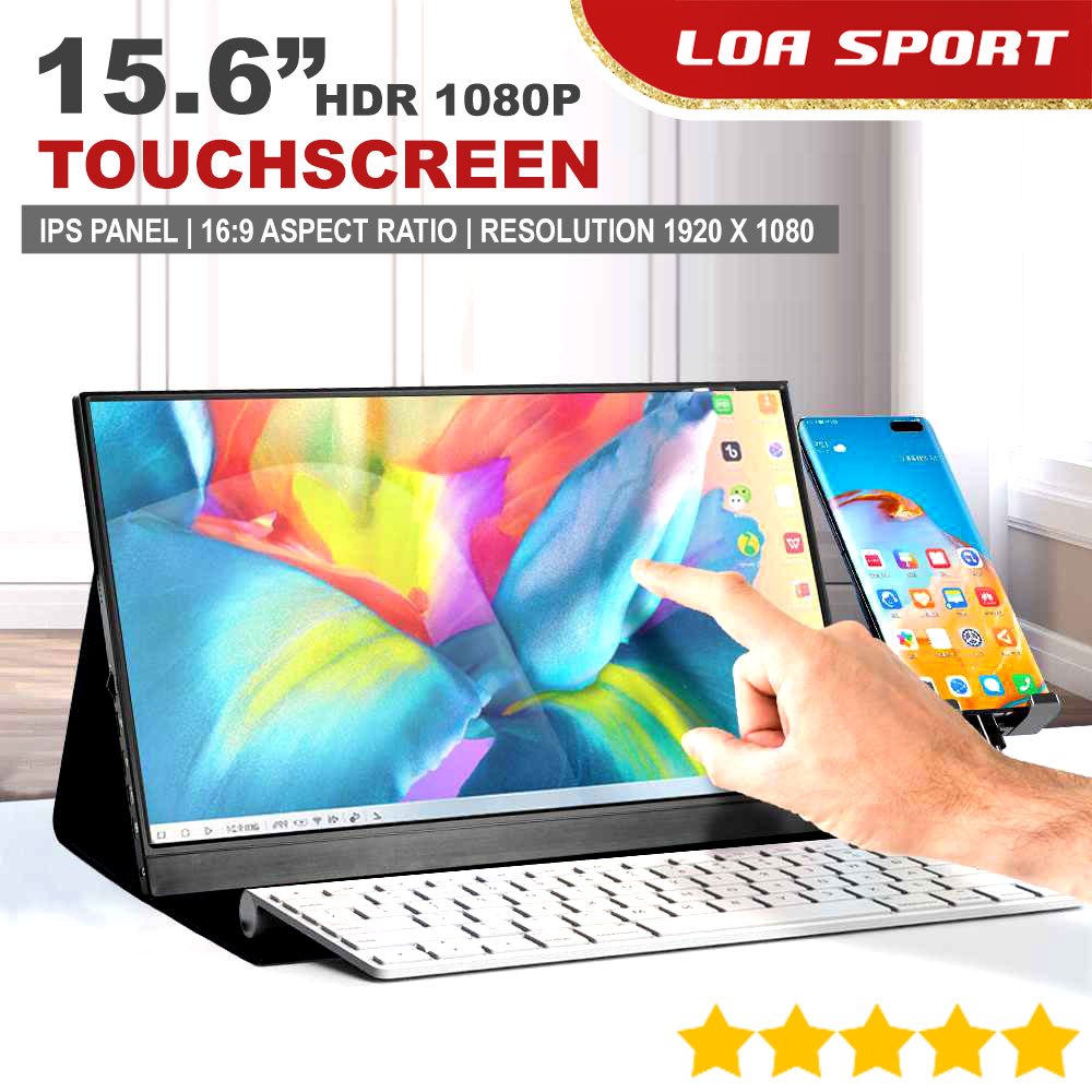 Jual Monitor Portable Touchscreen LCD IPS 15.6 Inch Full HD 1080P ...