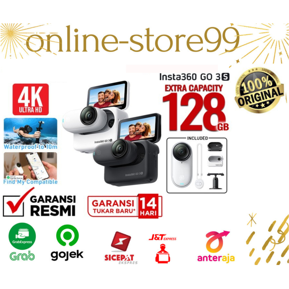Jual Insta360 GO 3S 4K Action Cam Insta 360 GO3S 4K garansi resmi | Shopee Indonesia