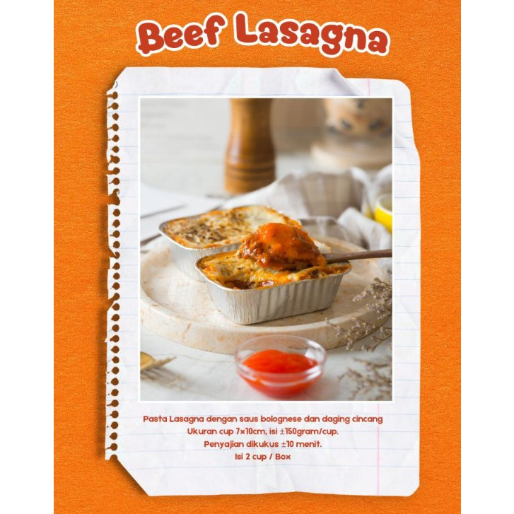 Jual Beef Lasagna HALAL | Frozen Food | Shopee Indonesia