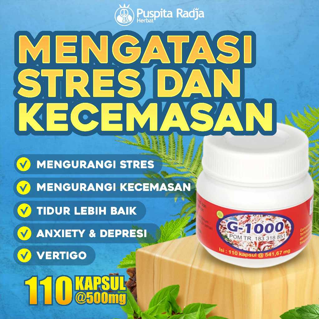 Jual [BISA COD] Obat Spesial Kecemasan G1000 Hasan Sabilah Puspita ...