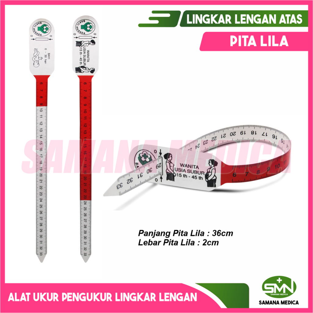 Jual PITA LILA alat ukur pengukur lingkar lengan atas ibu hamil dan bayi | Shopee Indonesia