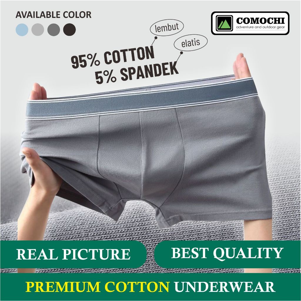 Jual Celana Dalam Boxer Pria Dewasa Sport Olahraga Bahan Katun CD ...