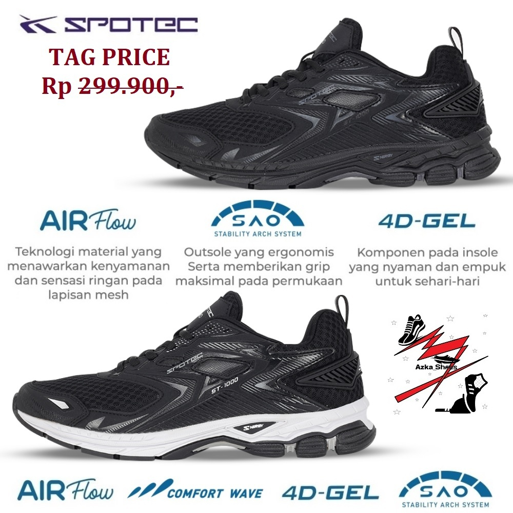 Jual SPOTEC ATLAND | Sepatu Running | Sepatu Lari | Sepatu Sekolah ...