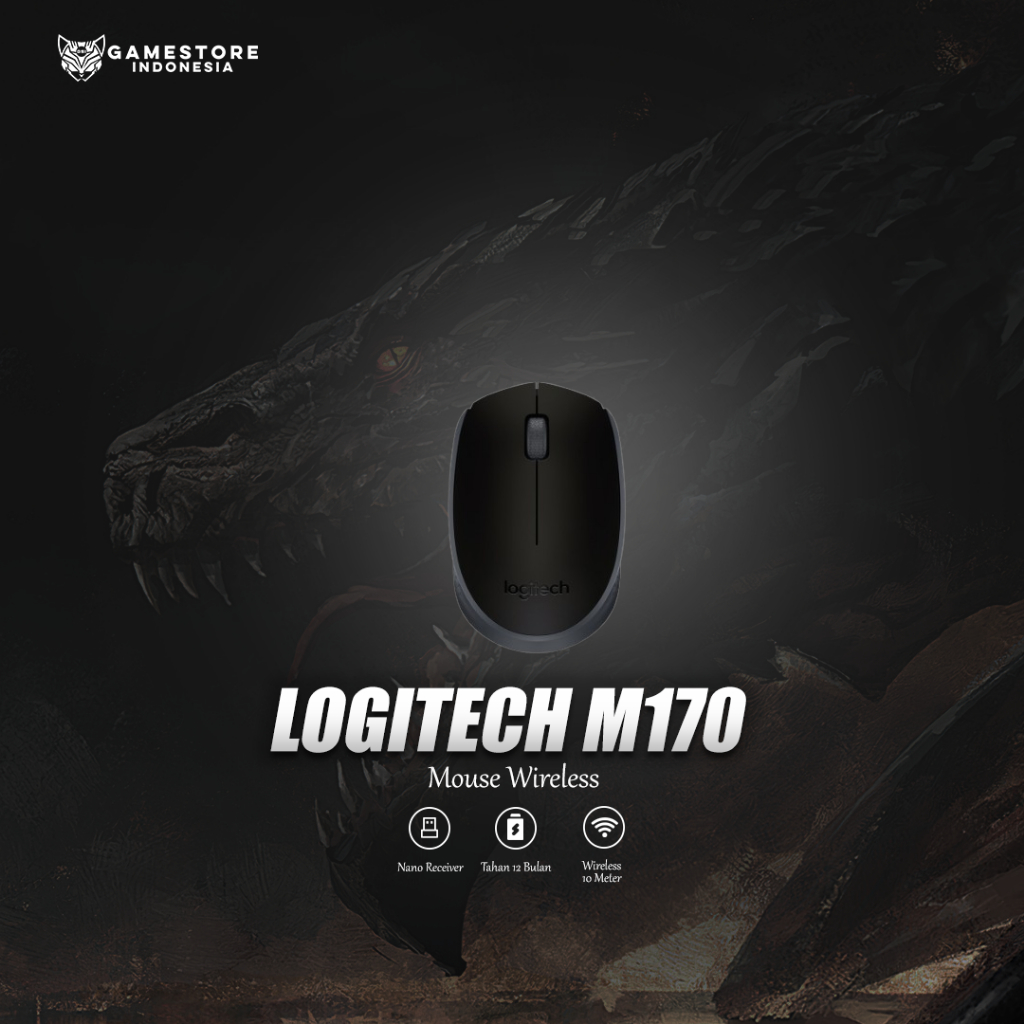 Jual Logitech M170 Mouse Wireless untuk Windows, Mac, ChromeOS | Shopee ...