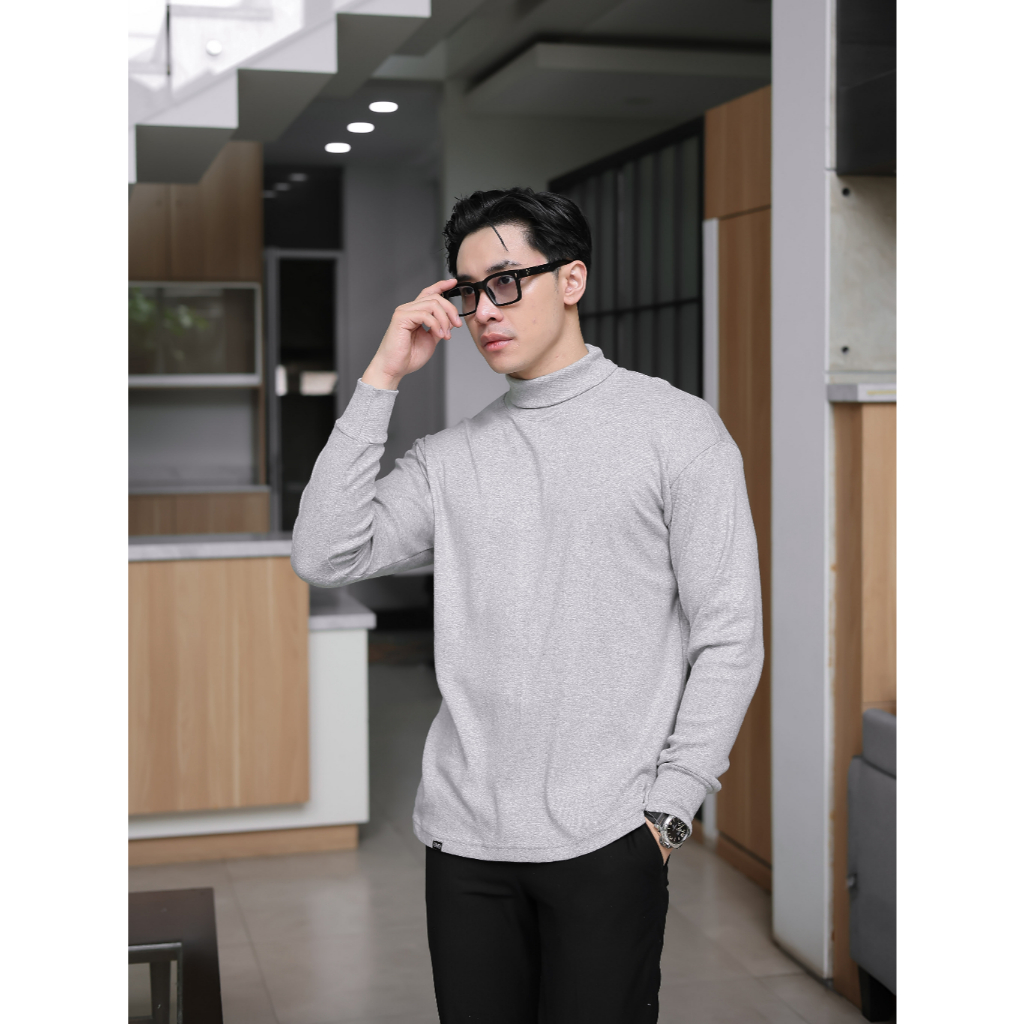 Jual Aveexy Turtleneck Korean Style Full Cotton | Shopee Indonesia