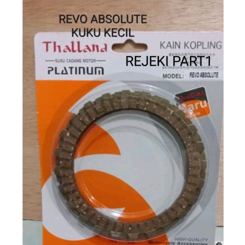 Jual PACK PAK KOPLING REVO ABSOLUTE / BLADE / REVO ABS / ABSOLUTE / ABS ...