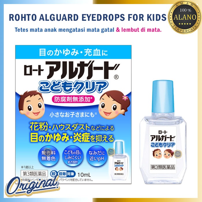 Jual Rohto Algard Eyedrops For Kids Original Japan Tetes Mata Anak ...