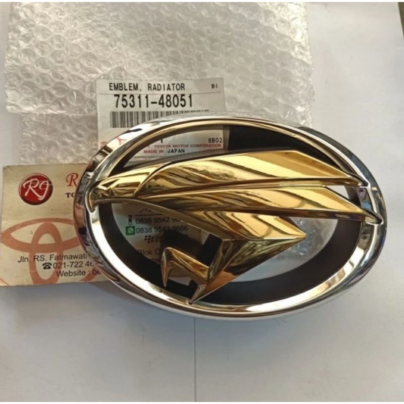Jual Emblem Logo Toyota Harrier 2003 - 2011 Original | Shopee Indonesia