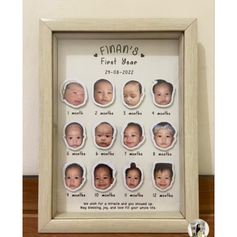Jual FRAME POP 3D, FRAME BABY BORN , BABY MILESTONE, KADO BABY . KADO ...