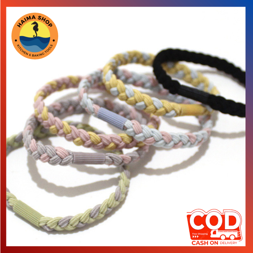 Jual Ikat Rambut Kepang 3 IN 1 Aesthetic Model Korean Rainbow | Shopee ...